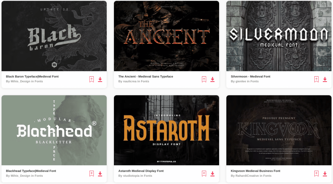 15+ Best Medieval Fonts for Middle Age Designs