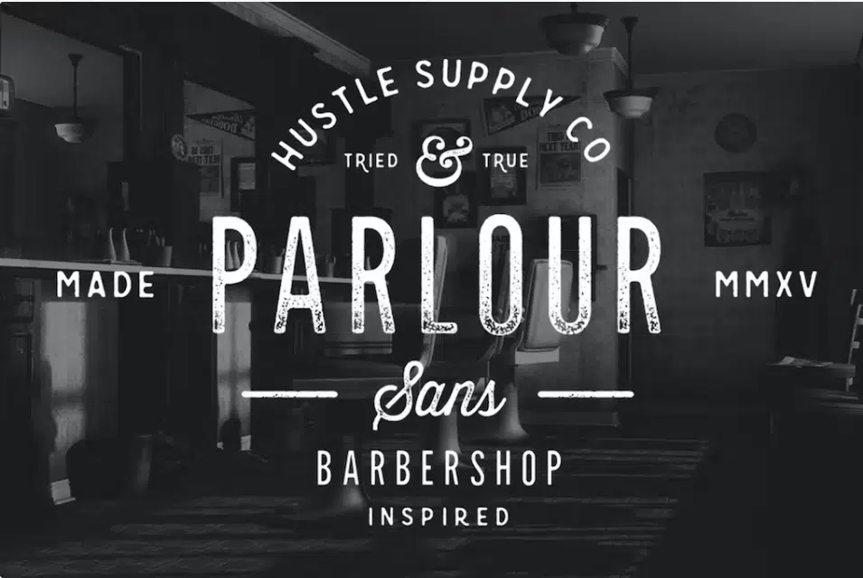 20+ Slick Barbershop Fonts for Branding & Logos