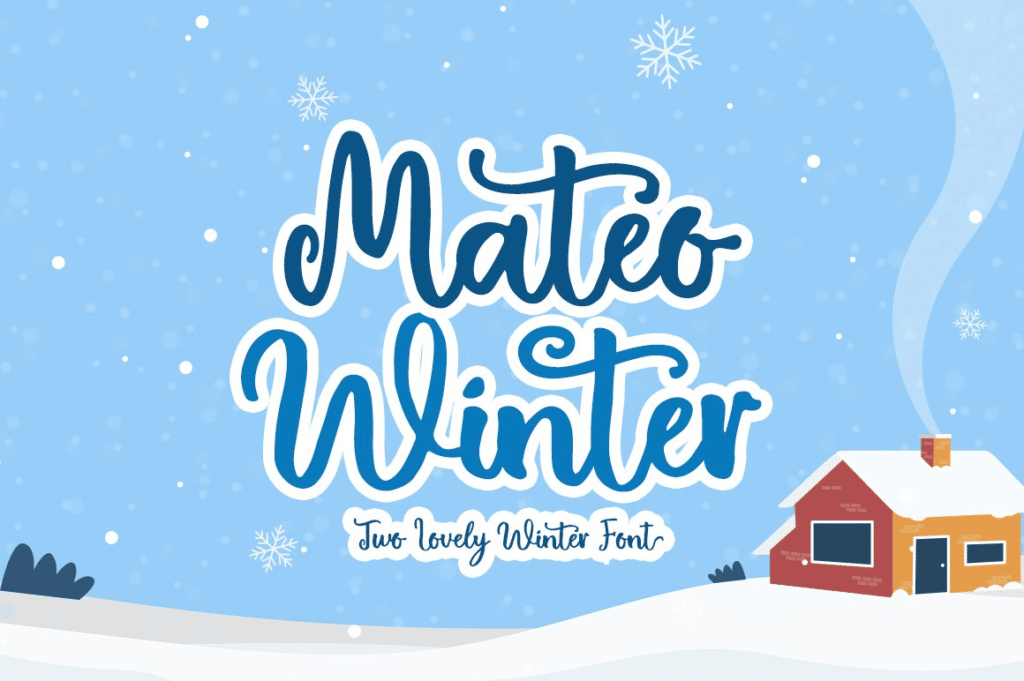26+ Best Winter Fonts for Snowy Designs