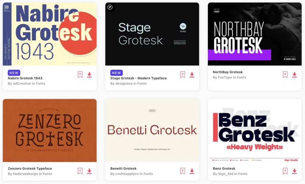 25+ Best Grotesque Fonts for Stylish Design (2025)