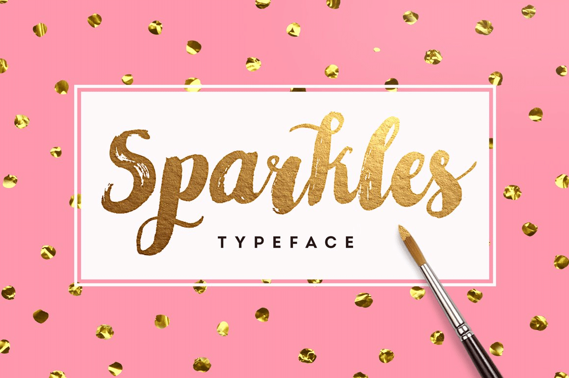 20+ Glamorous Glitter Fonts for Sparkly Designs