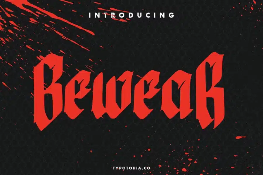 20+ Best Creepy Fonts for Designs That Send Shivers!